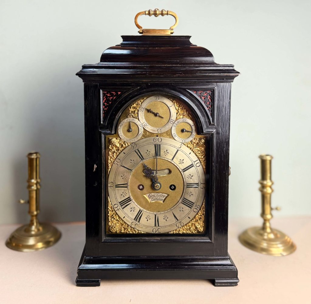 George Tyler - London Twin Fusee Ebonised Bracket Clock | W.F.Bruce ...